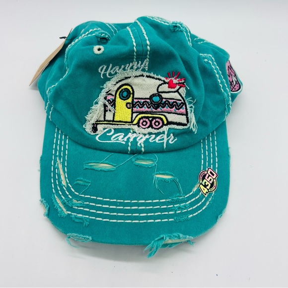 4350 District | Accessories | 435 District Distressed Turquoise Happy ...